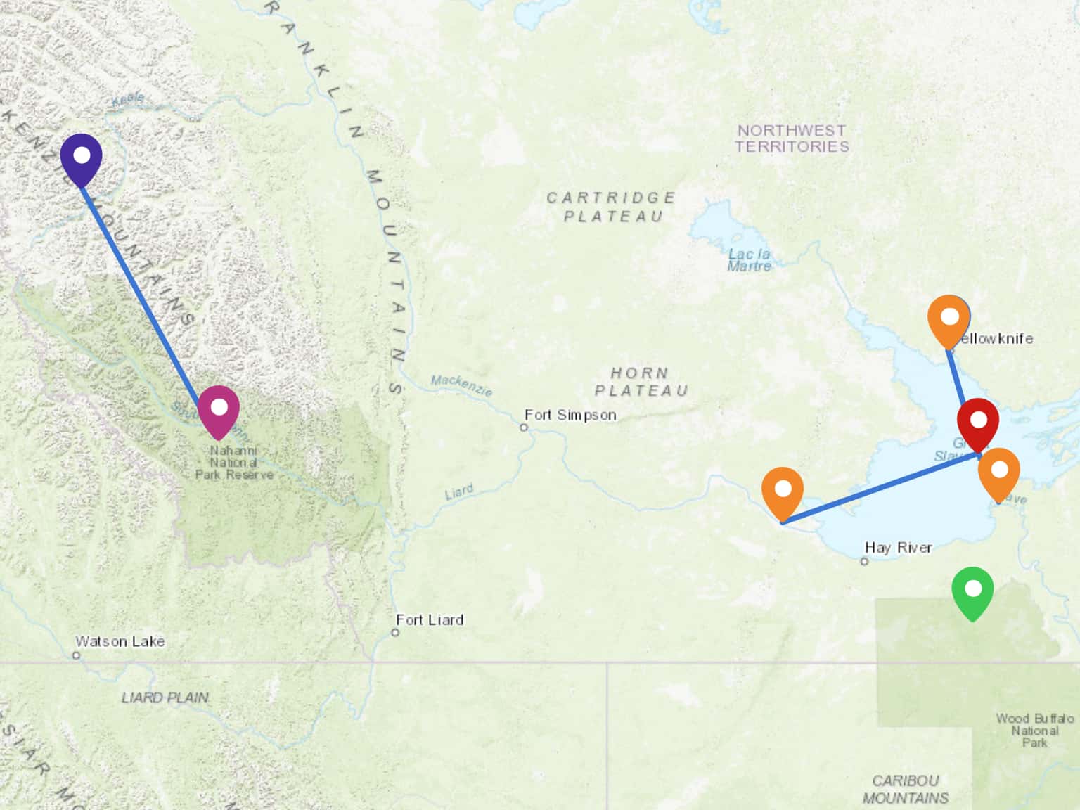 Yellowknife by 076-cpark · MapHub