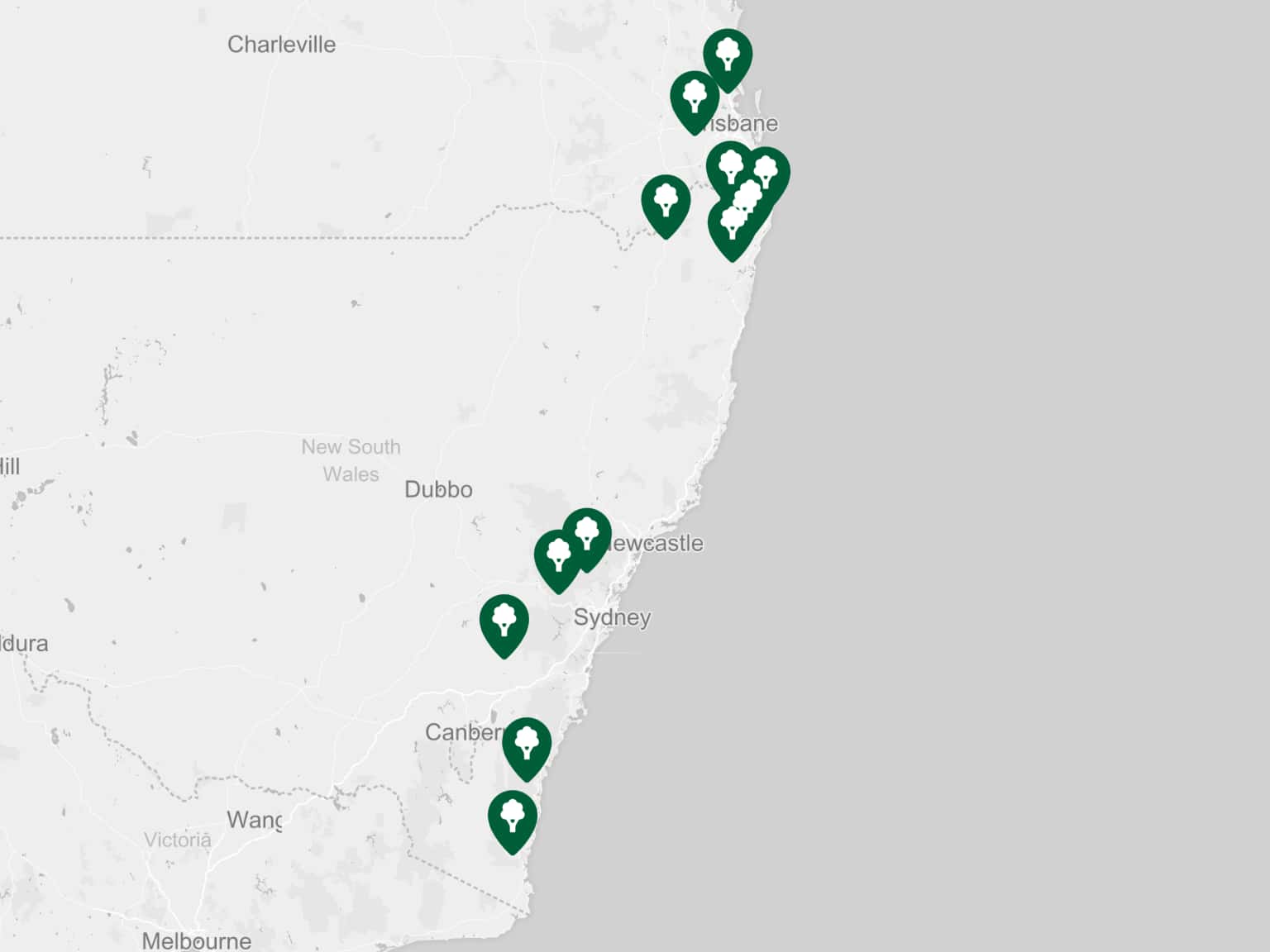WWF Planting Projects by wwf-australia · MapHub