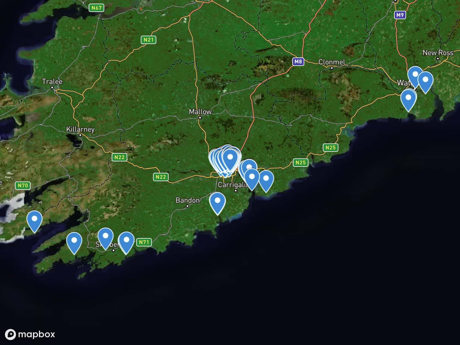 Surviving OS Benchmarks of Ireland by felixpm · MapHub