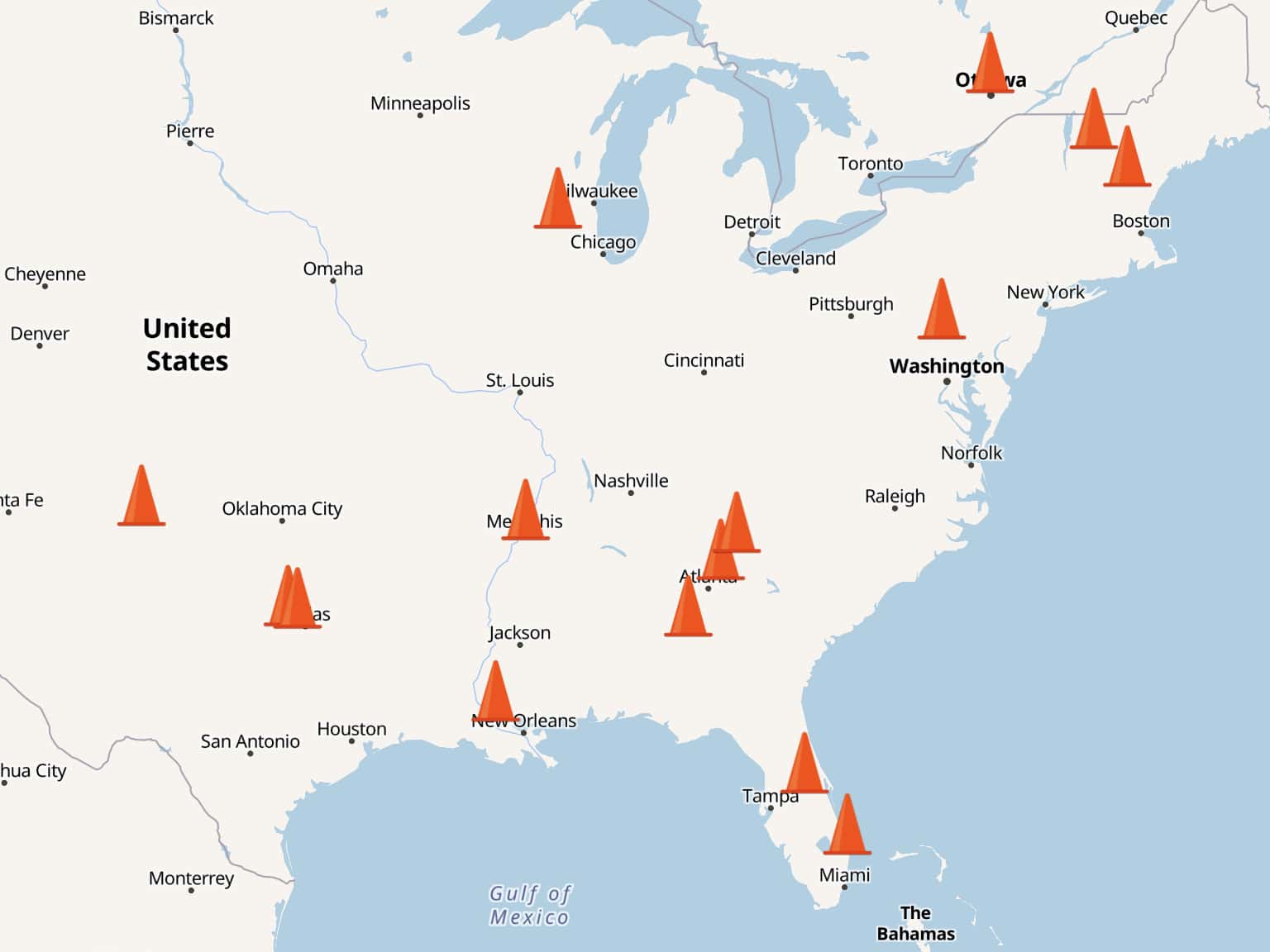 Rodeo Riders USA 2025 Event Map by RodeoRidersUSA · MapHub