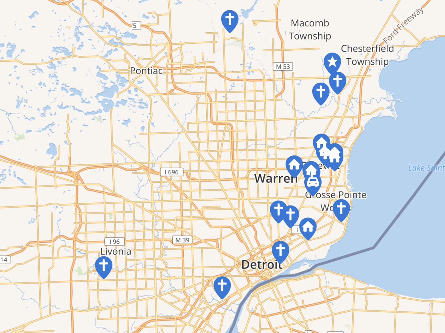 Detroit family places by raymarter · MapHub