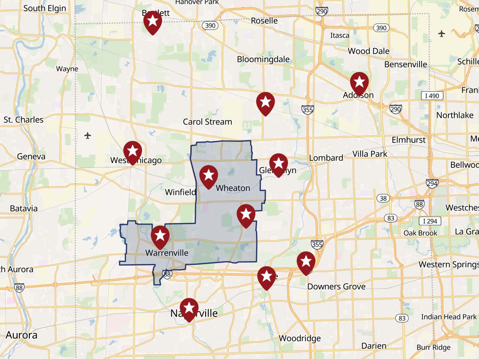 Community Unit School District 200 by USPoliticalMaps · MapHub