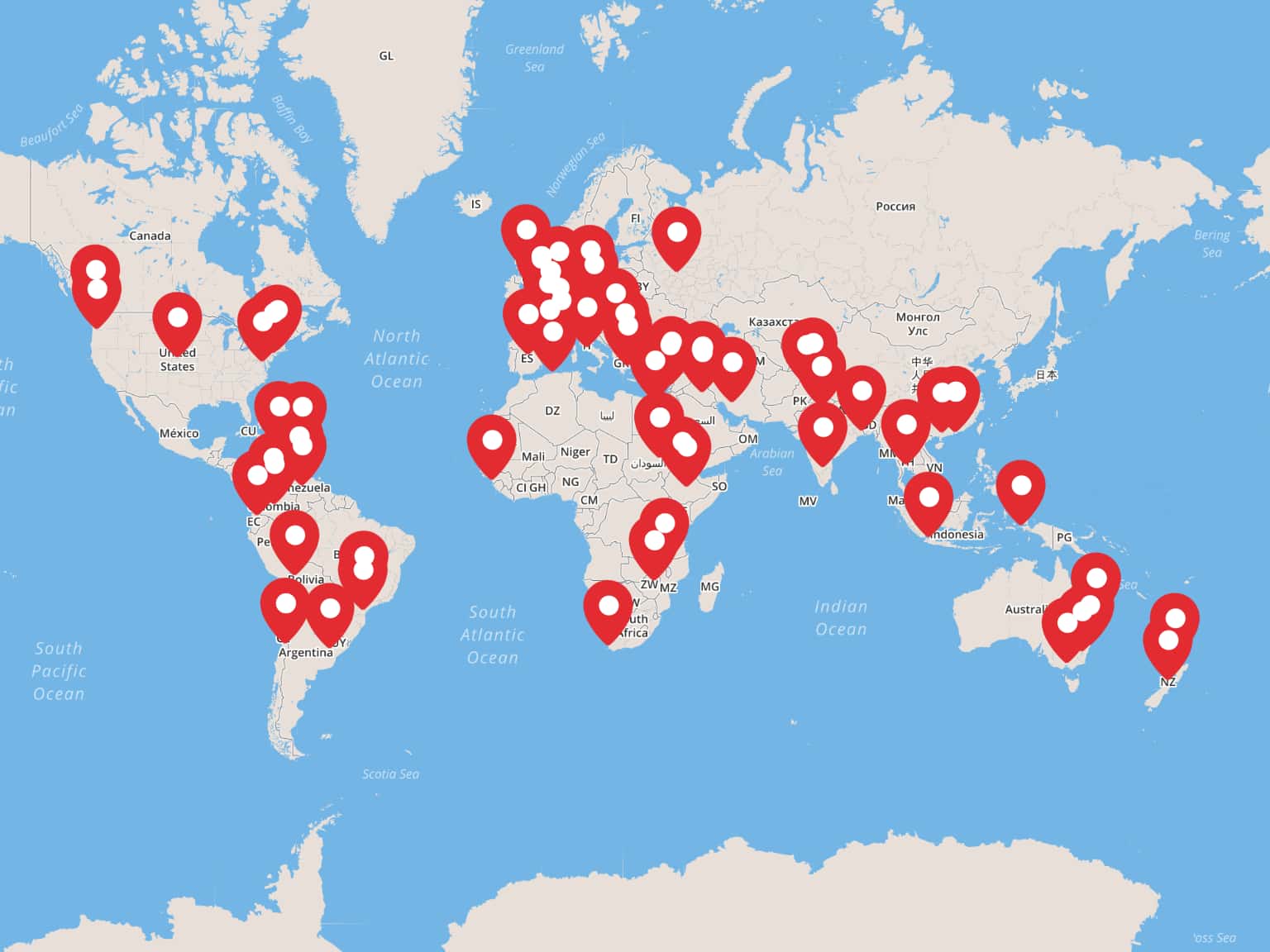 Global Protest - 2019 by czrart · MapHub