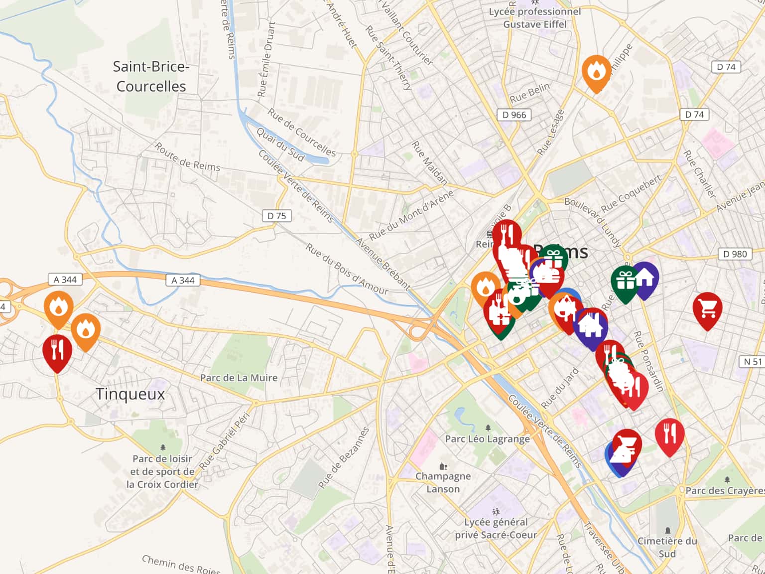 Map partnerships by solenncoffre · MapHub