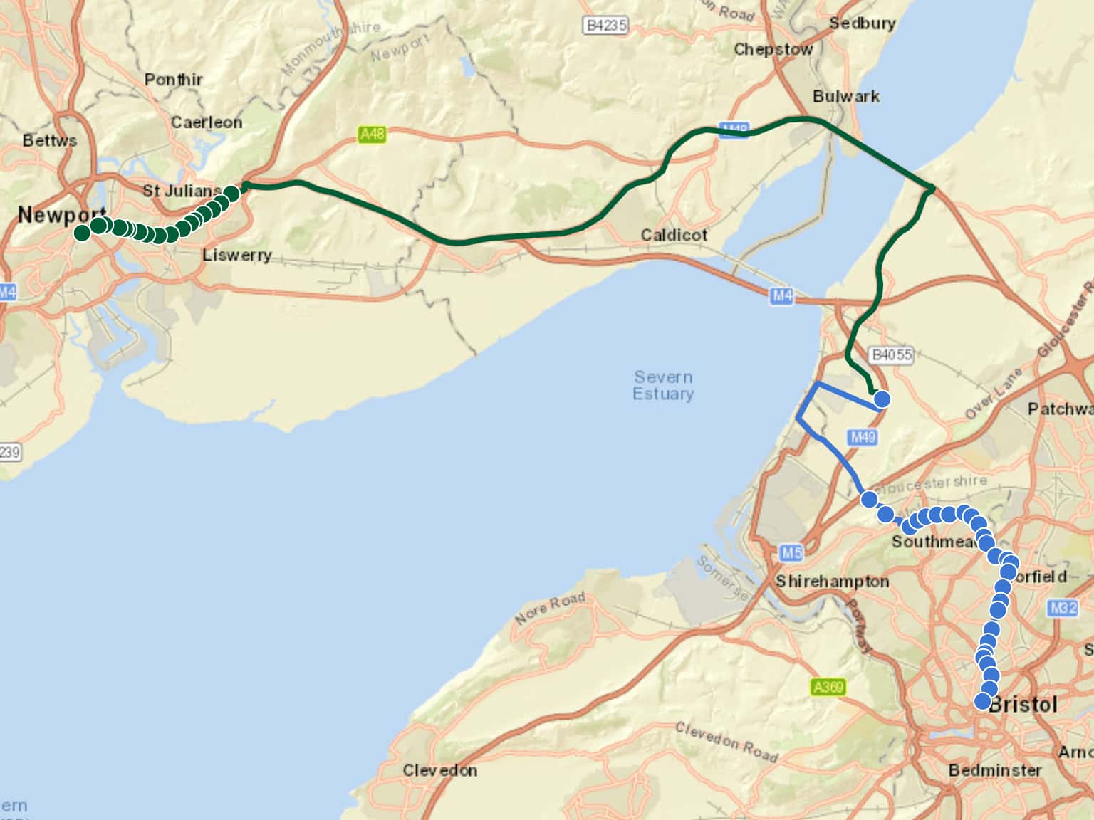 BRS1 bus services by zsgugli · MapHub