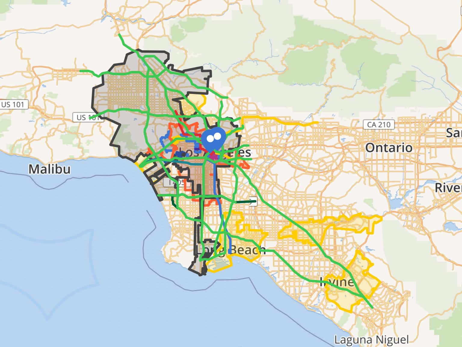 Understanding LA by ericcorona · MapHub
