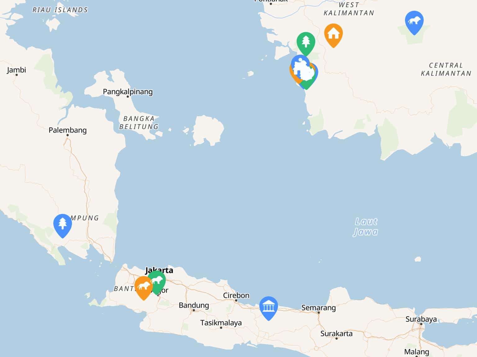Indonesia Project Map by tommumford · MapHub